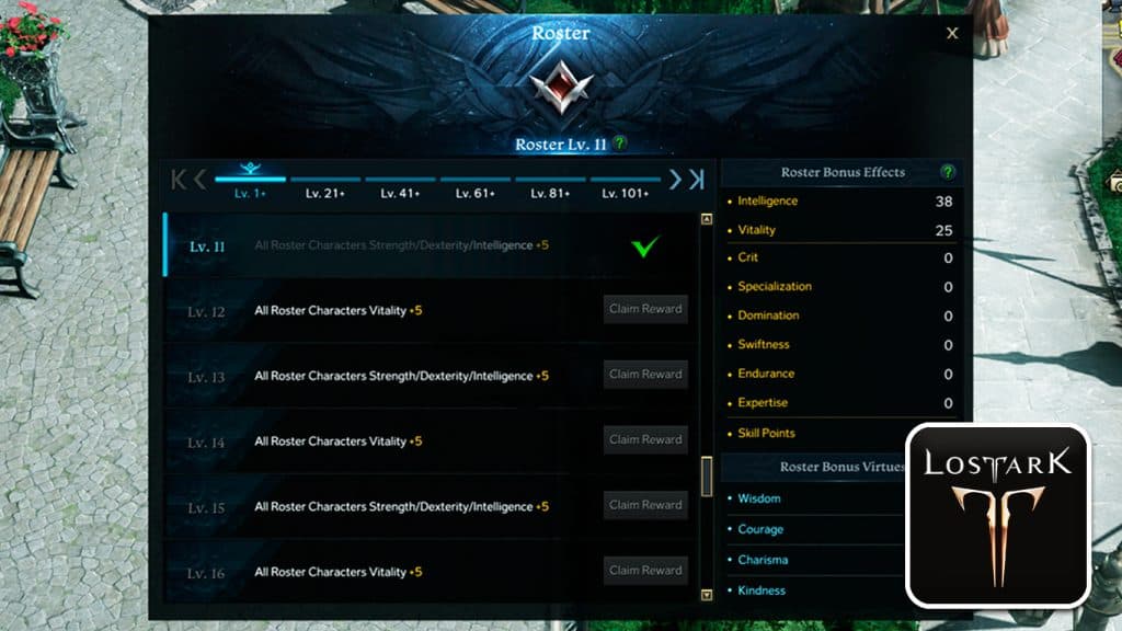 Lost Ark - What Is Roster and Roster Levels? - Guide - Gamer Empire
