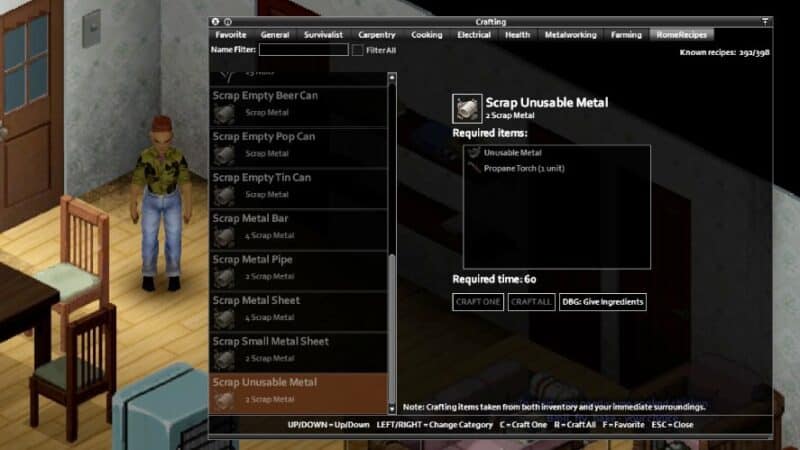 Project Zomboid – What to Do With Unusable Metal - Gamer Empire