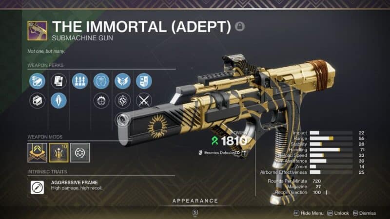 Destiny 2 – 8 Best Submachine Guns - Gamer Empire
