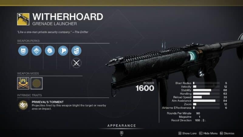 Destiny 2 – How to Get Witherhoard - Gamer Empire