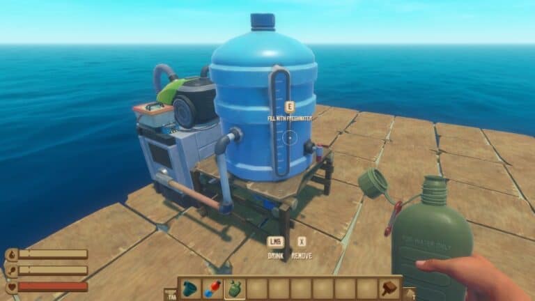 Raft – How to Get Water (Saltwater & Drinkable Freshwater) - Gamer Empire