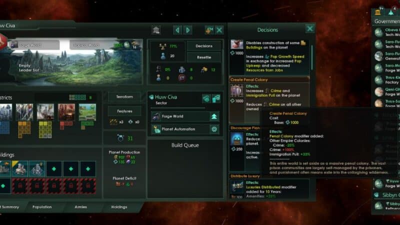 Stellaris - How to Manage Planets - Gamer Empire